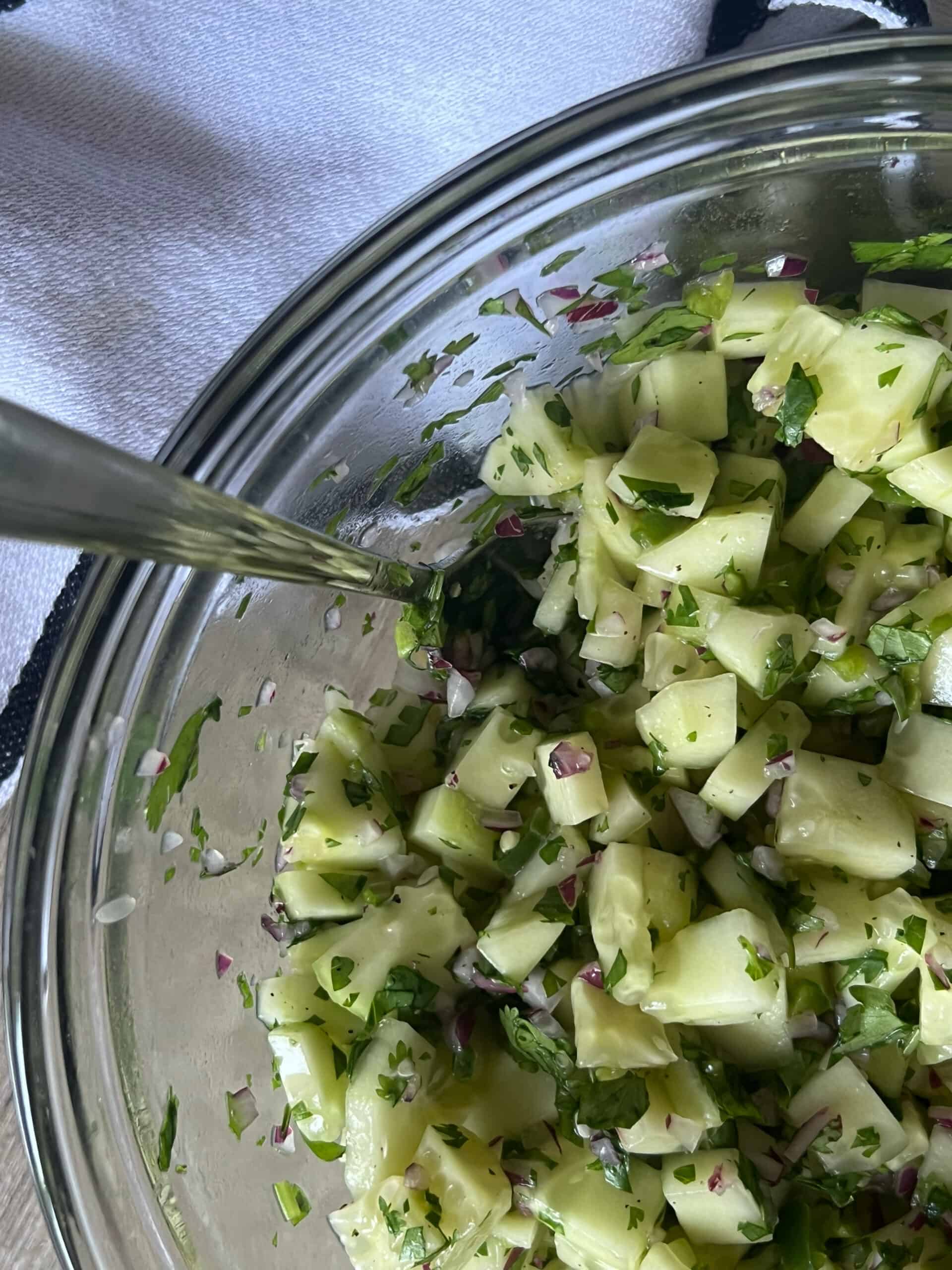 Cucumber Salsa Recipe Easy With No Tomatoes | Essy Cooks