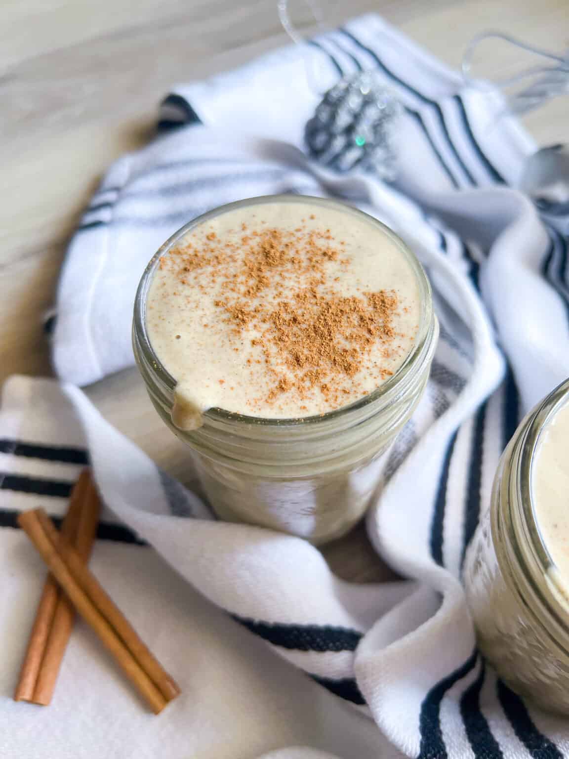 Vegan Eggnog Smoothie Super Creamy And Delicious | Essy Cooks