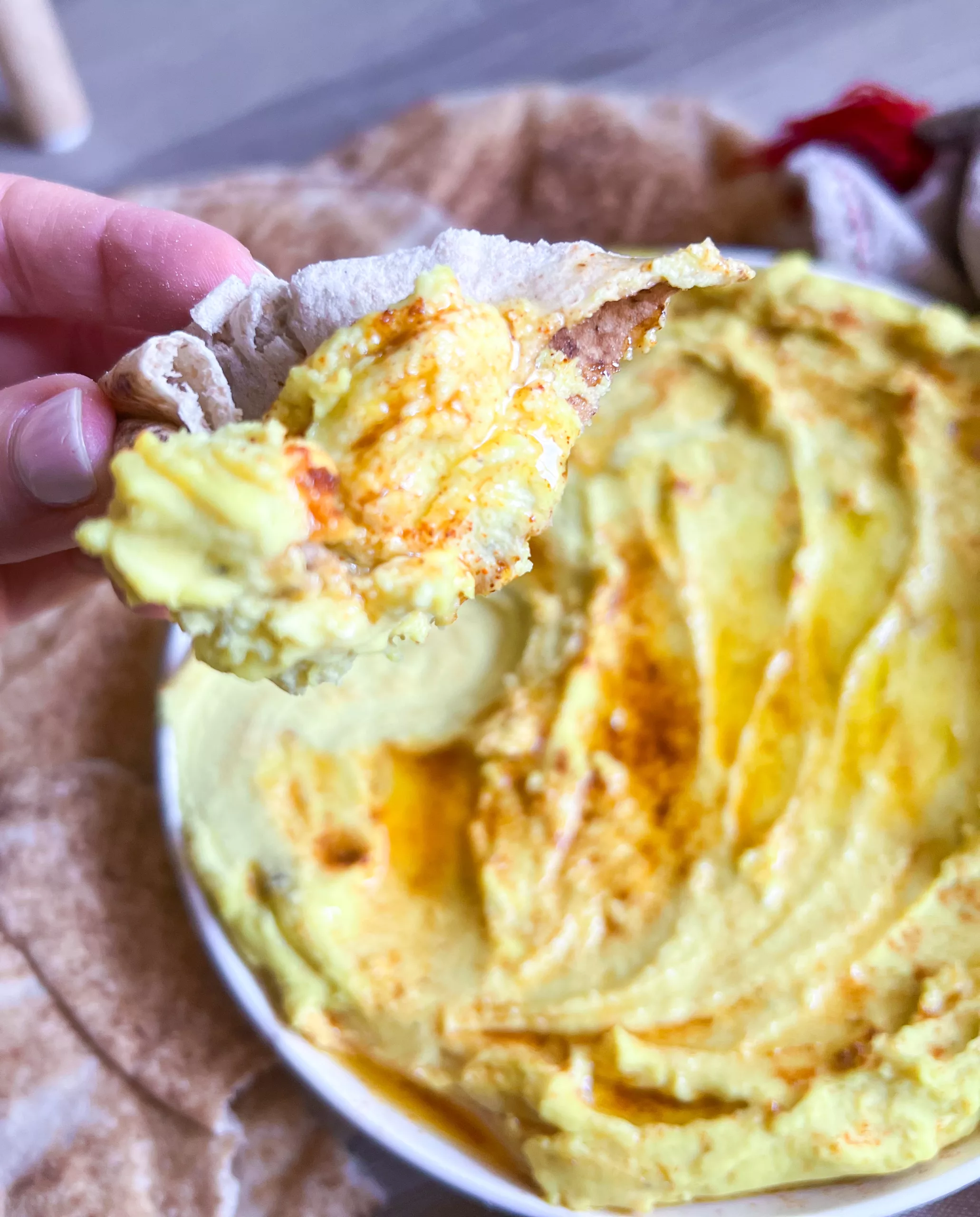 Red Lentil Hummus Recipe: Red Lentil Dip Recipe | Essy Cooks