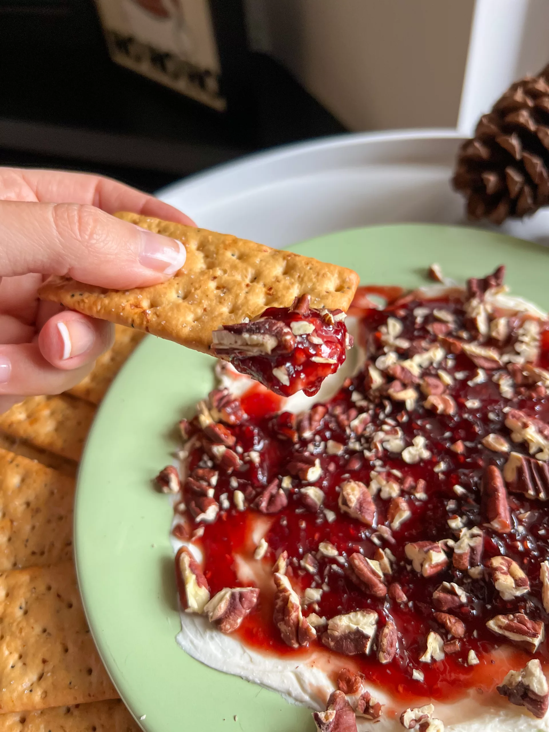 Simple Cream Cheese Vegan Appetizer For Parties | Essy Cooks