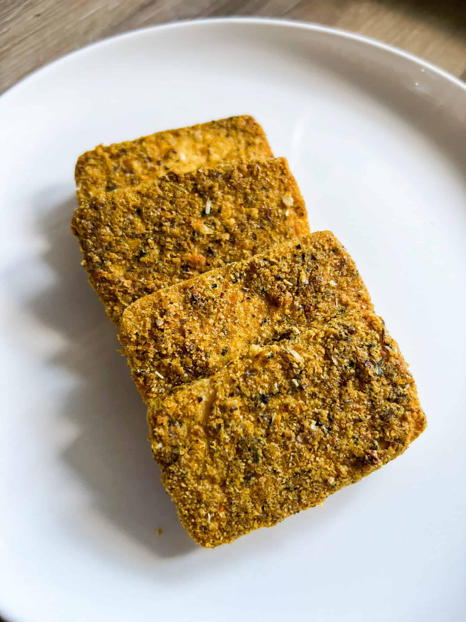Best Crispy Herb Crusted Tofu Steaks Easy Recipe