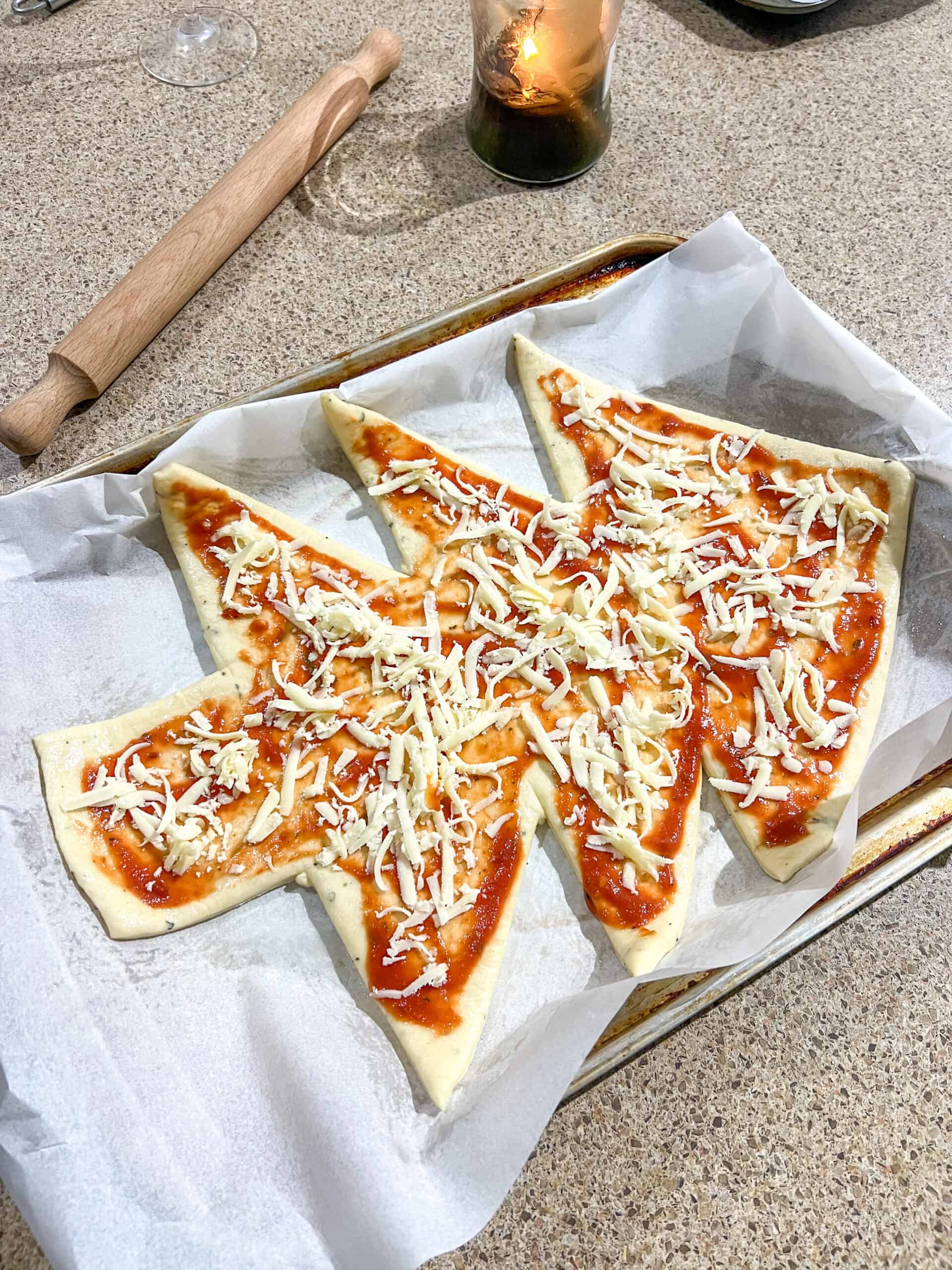 Christmas Pizzas Recipe Ideas Snowman, Tree, Reindeer