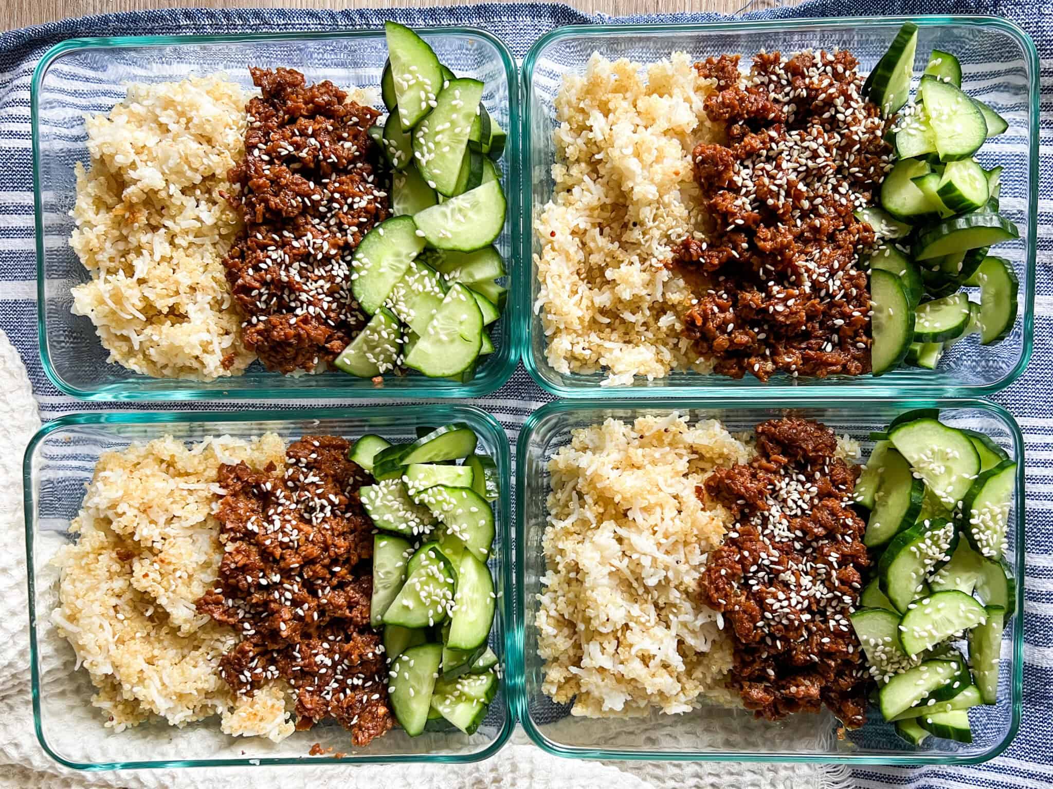 Vegan Mongolian Beef With TVP Recipe Meal Prep | Essy Cooks