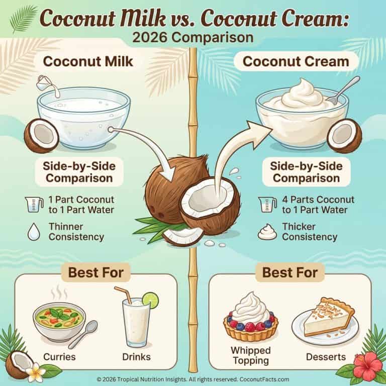 Coconut Milk vs. Coconut Cream: (2026 Comparison & Substitution Guide ...